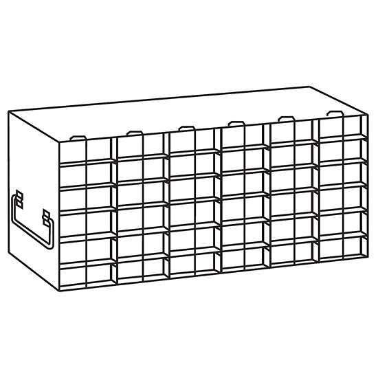 Argos Technologies PolarSafe® RML66A Upright Freezer Rack for Microtube ...