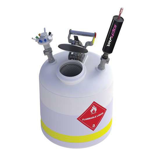 Spex VapLock™ Complete Solvent Collection System, quick disconnect, PP ...