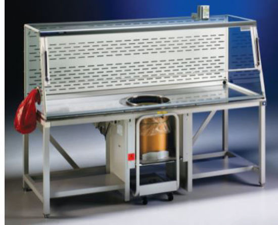 5' XPert Bulk Powder Enclosure with Access Opening Right Side, 230V ...