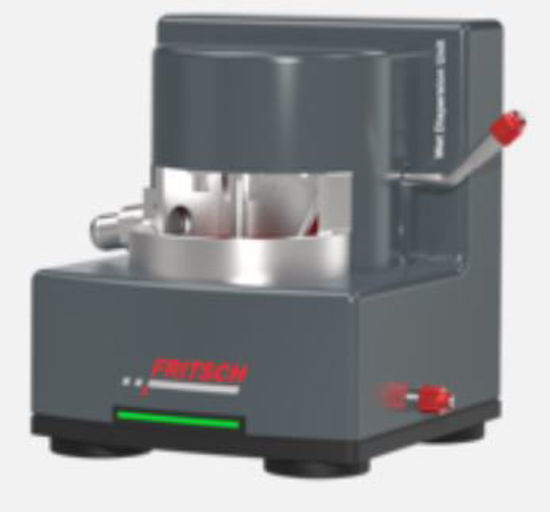 wet dispersion unit incl. flow measuring cell and telecentric lens ...