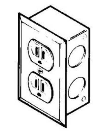 Single Electrical Receptacle Kit, 230V, 10A AC, 50Hz, Australia ...