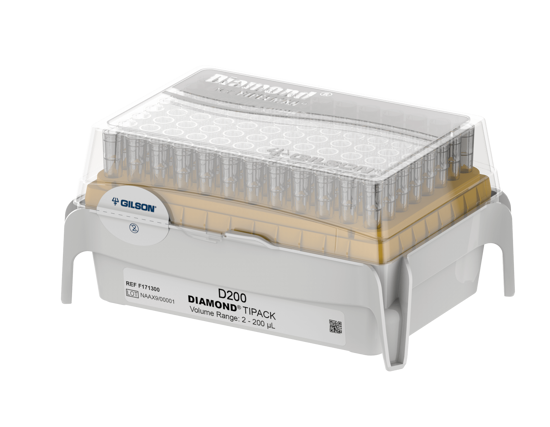 Gilson PIPETMAN DIAMOND Universal Pipette Tips D200, 2-200 μL ...