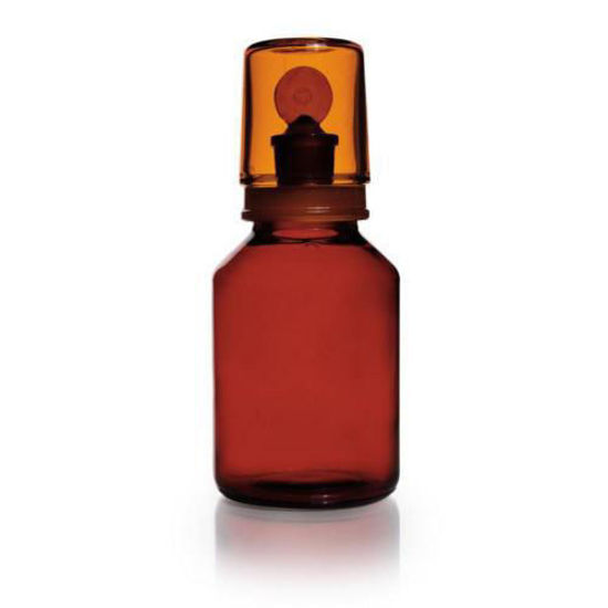 Acid cap bottles,DURAN®,with NS pennyhead stopper interchangeable glass ...