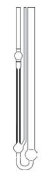 Micro-Ubbelohde viscometer (DIN), Calibrated for automatic measurements ...