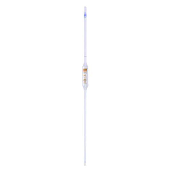 Volumetric pipette 25 ml, class AS AR-clear soda glass, brown graduated ...