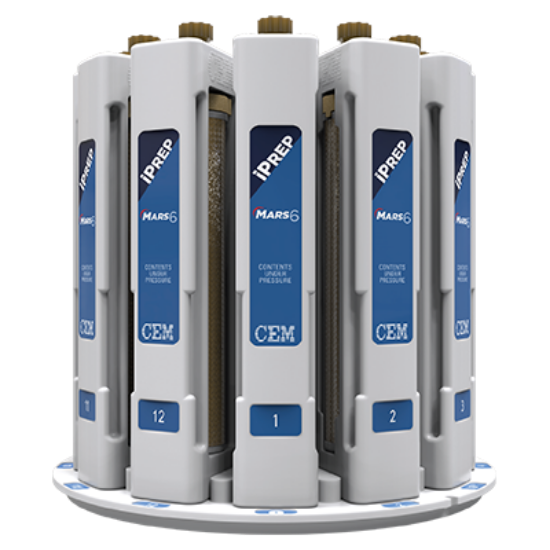 CEM iPrep Mini Vessel Starter Set, 8-Place, High Pressure, High Sample ...