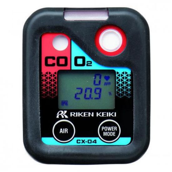 Riken Keiki Single Gas Detector CX-04 Carbon Monoxide & Oxygen, with Alkaline Battery | John ...