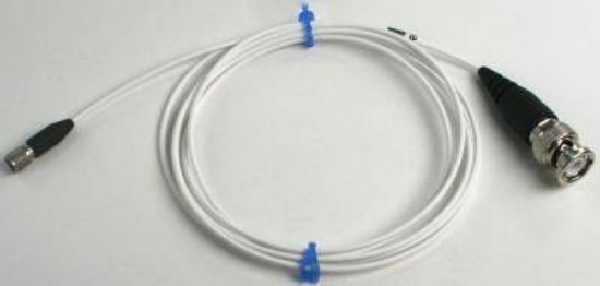 PCB General Purpose Coaxial Cable, White FEP Jacket, 5-ft, 10-32 Plug ...