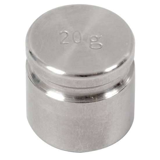 Troemner Test Weight 20 g Class F Cylindrical with Groove Traceable ...