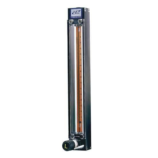 Masterflex Cole-Parmer Correlated Flowmeter with Valve, PTFE/Sapphire ...