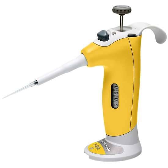 Cole-Parmer Ovation M 2.0–20 µL Pipette – Ergonomic, Adjustable, Yellow ...