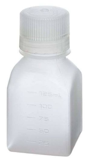 Cole-Parmer Thermo Scientific Nalgene Graduated Square Bottle, PPCO, 250 mL, 12 Pack | John ...