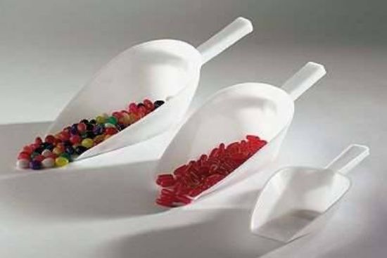 BrandTech HDPE Round Scoop with Flat Bottom, 750 mL Capacity | John ...