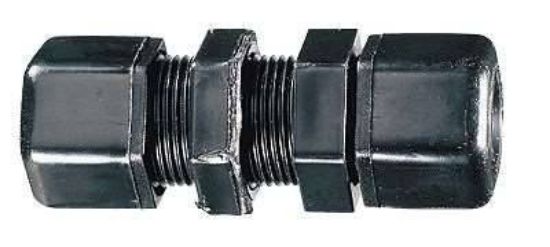 Cole-Parmer UNIONS Bulkhead 1/4", 25/PK | John Morris Group