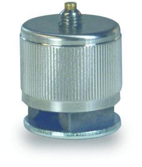 Model:080A131 - Curved surface magnet, 1.0" diameter, 35 lbf, 1/4-28 ...