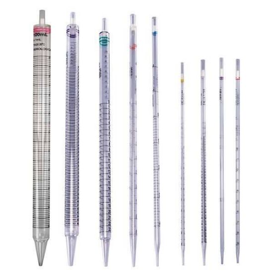 Cole-Parmer Polystyrene Serological Pipettes, PIPETTE 1ML .01 GRD 1000 ...