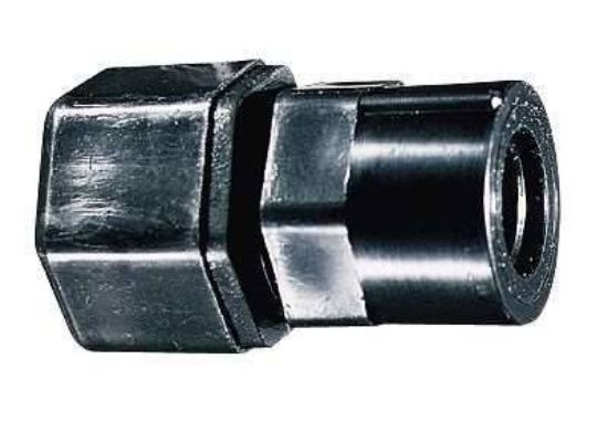 Cole-Parmer Straight Female Pipe Adapters, Kynar, 1/2" OD x 3/8" NPT ...