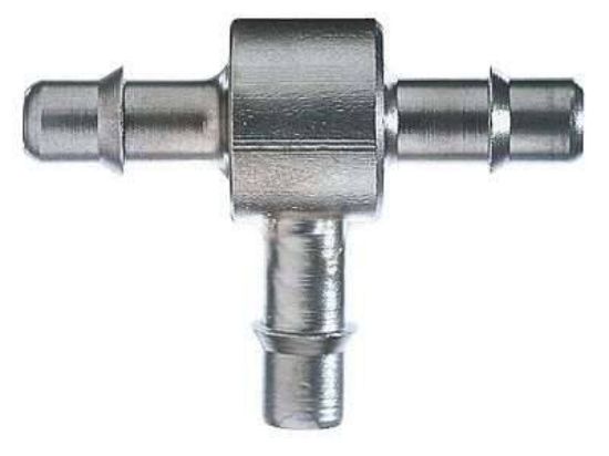 VWR Tee Barb Connector, 1/8", Stainless Steel | John Morris Group