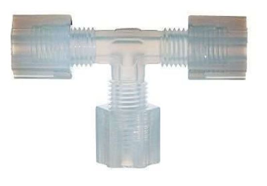 Masterflex Compression Union Tee, PFA, 3/8" OD, Sterilizable | John ...