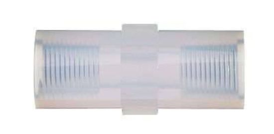 Masterflex Straight Threaded Coupling, PFA, 1/4" NPT(F), Autoclavable ...