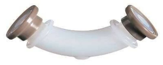 Cole-Parmer VentureTech E16 Sanitary Clamp Fitting, 1" Tri-Clamp 90 ...