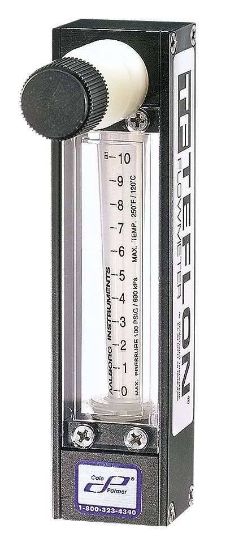 Masterflex Cole-Parmer Direct Reading PTFE/PFA Flowmeter with Valve 5 ...