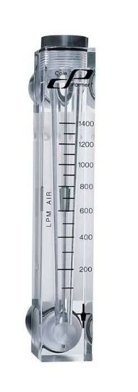 Masterflex Cole-Parmer Acrylic Flowmeter, 127 mm Scale for Air, 400 ...