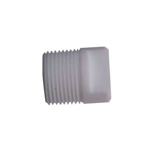 Masterflex F-PL03 PTFE Male Threaded Pipe Plug, 3/8" NPTM | John Morris ...