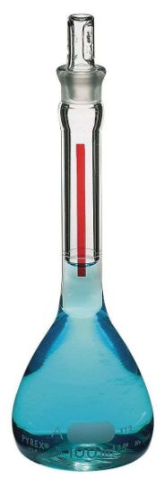Pyrex Brand 5660 Lifetime Red Volumetric Flask, 100 mL, Case of 12 ...