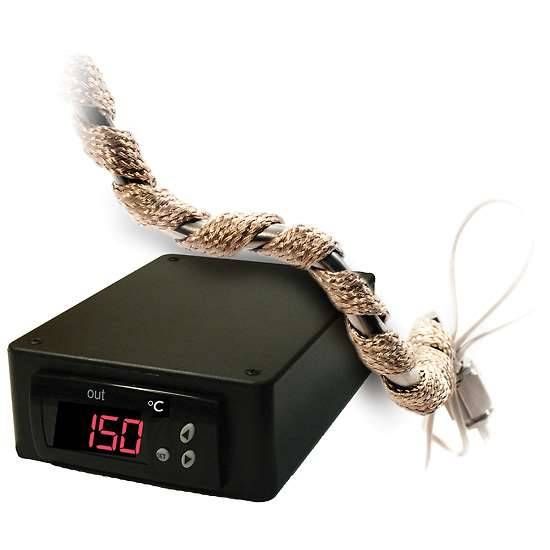 BriskHeat Dual-Element Heating Tape with Temperature Controller, 32 to ...