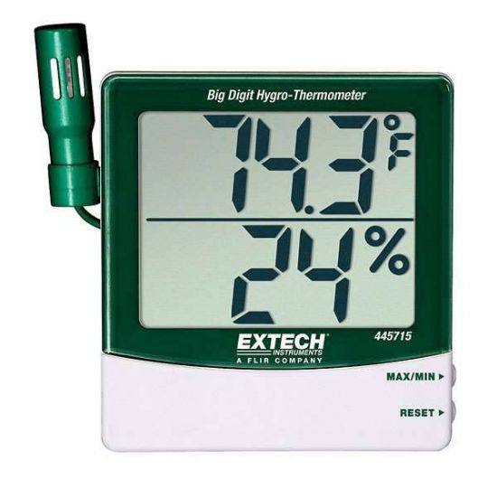 Extech 445715 Big Digit Thermohygrometer with Remote Probe | John ...