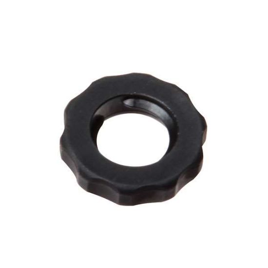 VWR Cole-Parmer Panel Mount Lock Nut 1/4-28 UNF Black Nylon 25 Pack ...