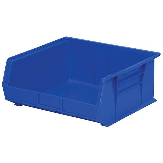 Akro-Mils Bin Stackable, Blue, 7" High, Pack of 6 | John Morris Group