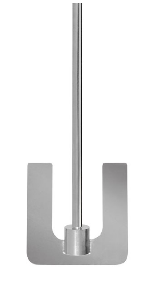 Cole-Parmer Anchor Paddle Mixer, 2"W x 2"H, 3/8-125" Shaft Diameter ...