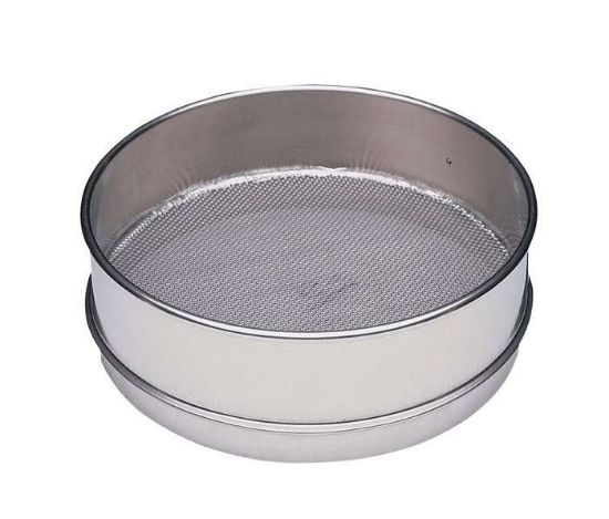 Cole-Parmer Stainless Steel Testing Sieve, 12" OD, Full Height, No. 10 ...
