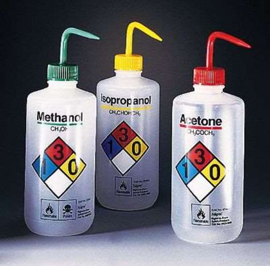 Cole-Parmer Safety Wash Bottle Right-to-Know Distilled Water 1000 mL 4 ...