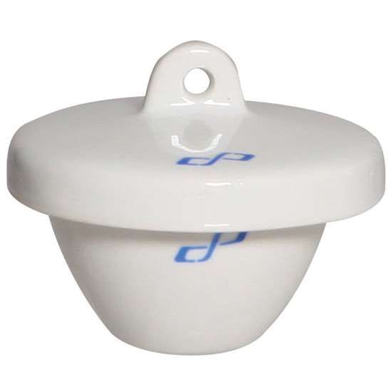 Cole-Parmer Essentials Wide-Form Crucible With Cover Porcelain 10ML 6 ...