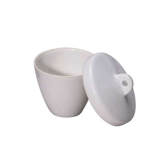 Cole-Parmer High-Form Crucible with Cover, Porcelain, 25 ML, Heat Resistant to 1150°C | John ...