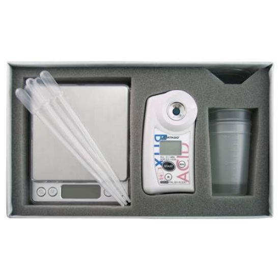 Atago Refractometer PAL-BX/ACID91 Master Kit, Milk, Brix and Acid ...