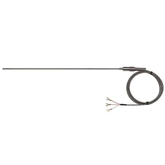 Digi-Sense Industrial Bendable RTD Probe 9" SPD Lugs 0.125" Dia 4 ft ...