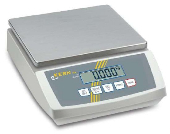 Kern Bench Scale, 12 kg Capacity, 1 g Readability, Rear Display ...