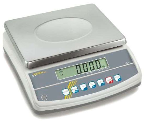 Kern Bench Scale, 0.1 g – 12 kg, Compact, Battery Operated, High ...