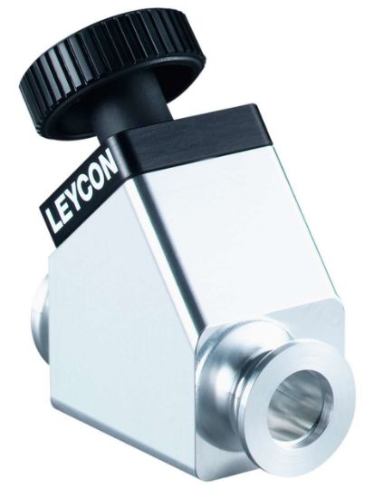 Leybold ISO-KF Right-Angle and Straight-Through Valve Manually Operated ...