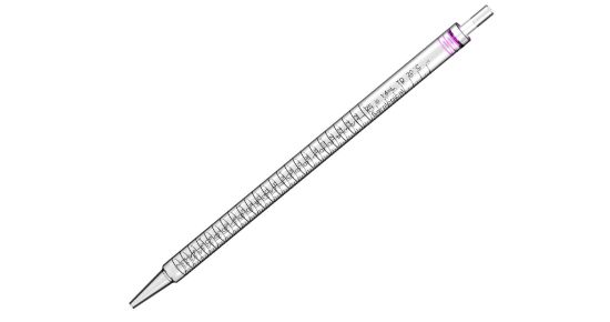 Gilson 25 mL Serological Pipette – Magenta Ring, Sterile, Individually ...