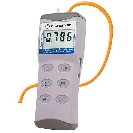 Traceable Digital Manometer with Calibration 0 to 100 PSI | John Morris ...