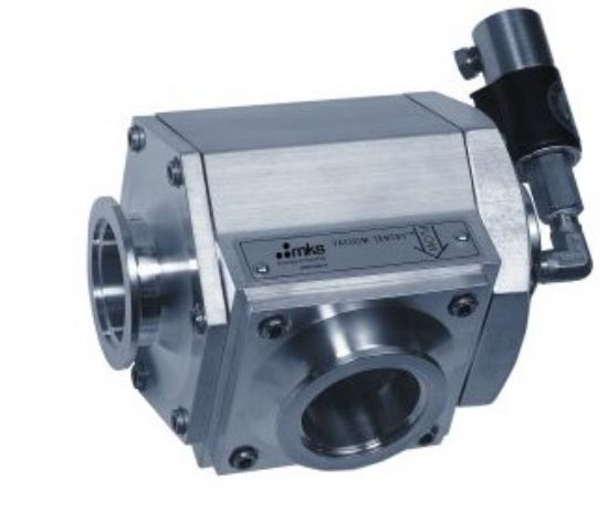 MKS Vacuum Safety Valve, ISO-KF Flanges, NW40 Angle Ports, Viton Seals ...
