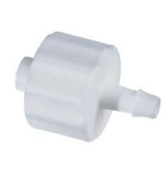 Value Plastics Male Luer Integral Lock Ring to 500 Series Barb, 1/8" (3 ...