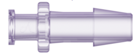 Female Luer Thread Style to 300 Series Barb 1/4" (6.4 mm) ID Tubing ...