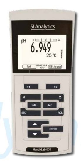 Xylem HandyLab 600 Surface pH Meter Set with BlueLine 27 Electrode for ...