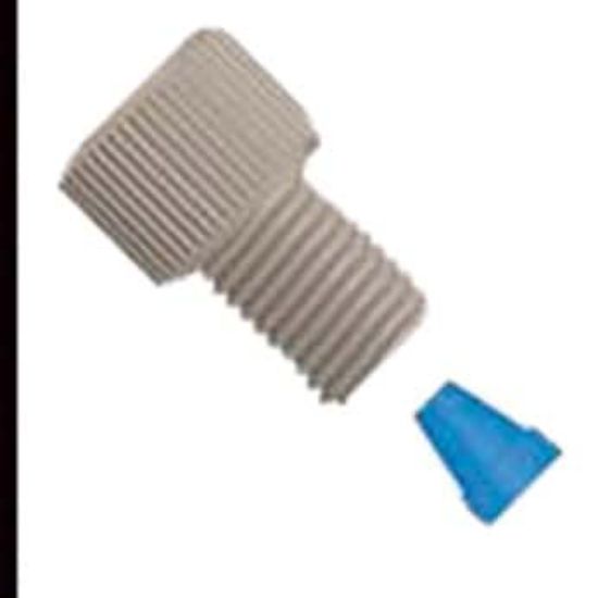 Idex XP-218 Flangeless Fitting, Short Head, Natural ETFE, 1/16" OD ...